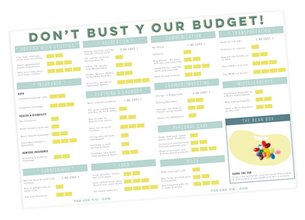 How to Teach Kids about Money & Budgeting (Simple Game) - The CEO Kid